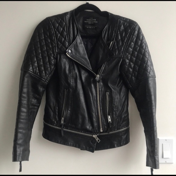 All Saints | Jackets & Coats | Vintage All Saints Leather Jacket | Poshmark